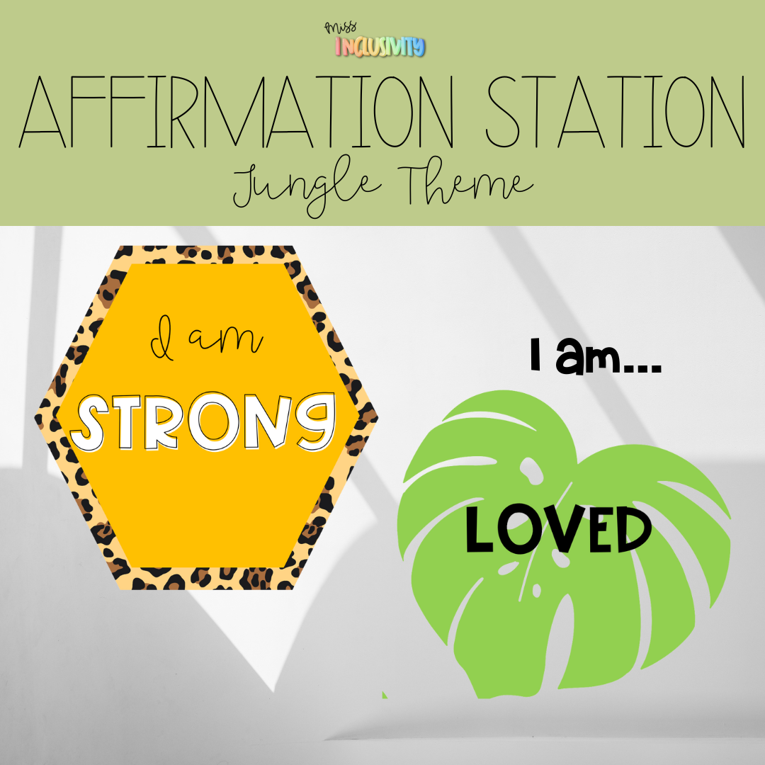 Jungle Affirmation Station [Editable] – The Inclusivity Hub