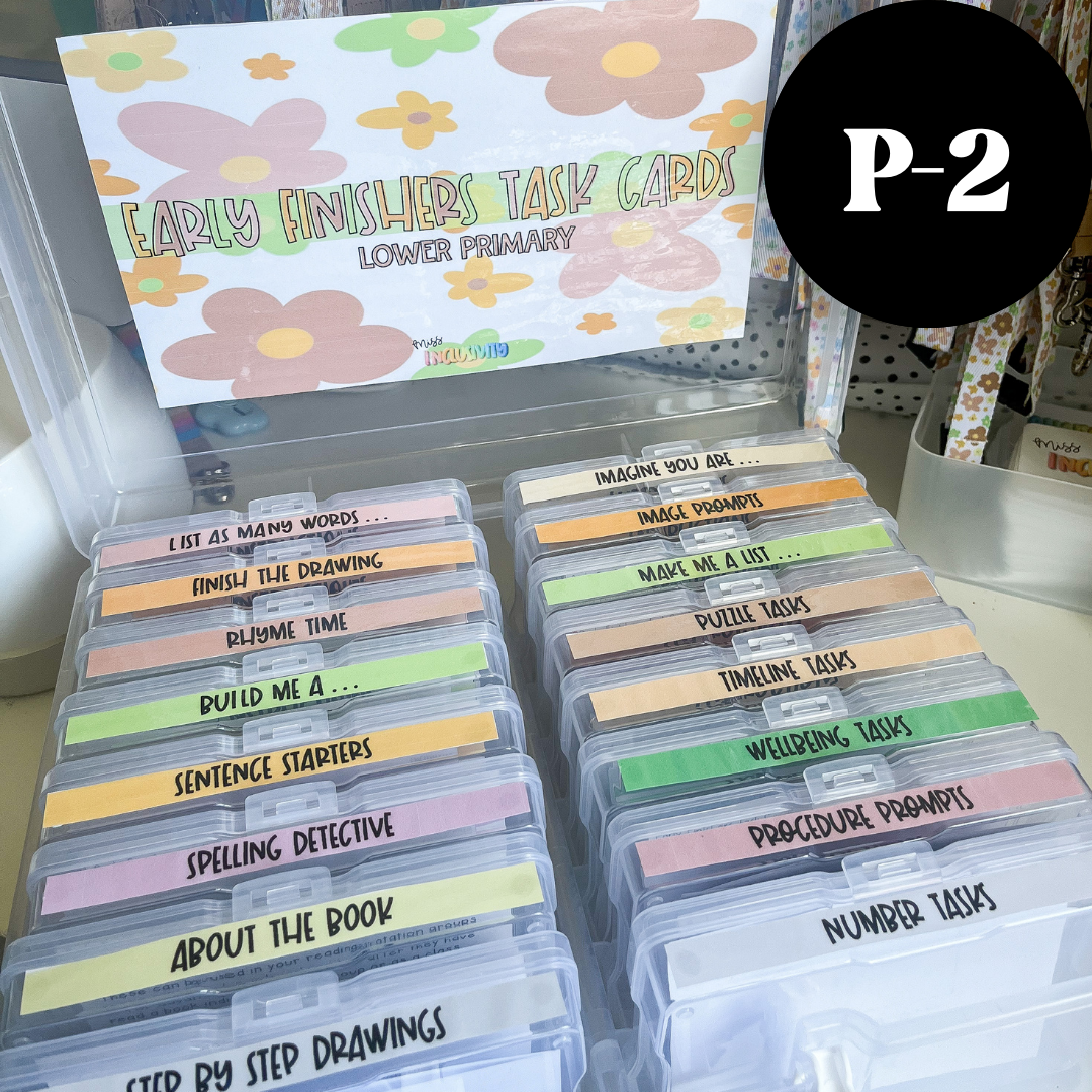 Early Finishers Task Cards – The Inclusivity Hub