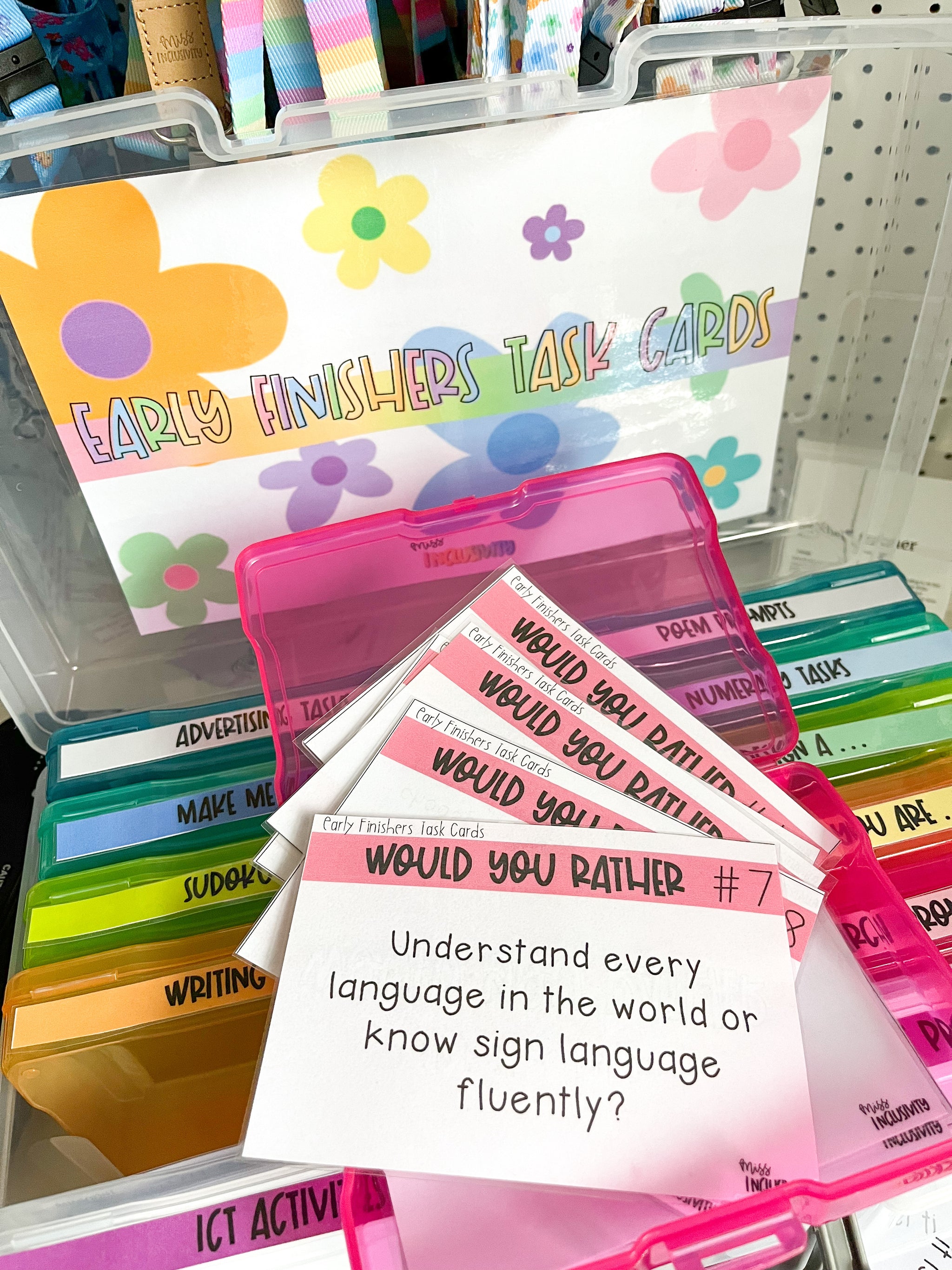[Middle/Upper Primary] Early Finishers Task Cards – The Inclusivity Hub